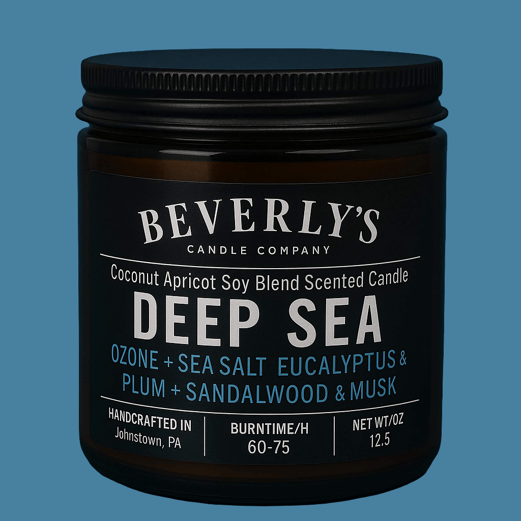 Deep Sea Candle | Ocean Breeze & Driftwood – Beverly’s Candle Co ...